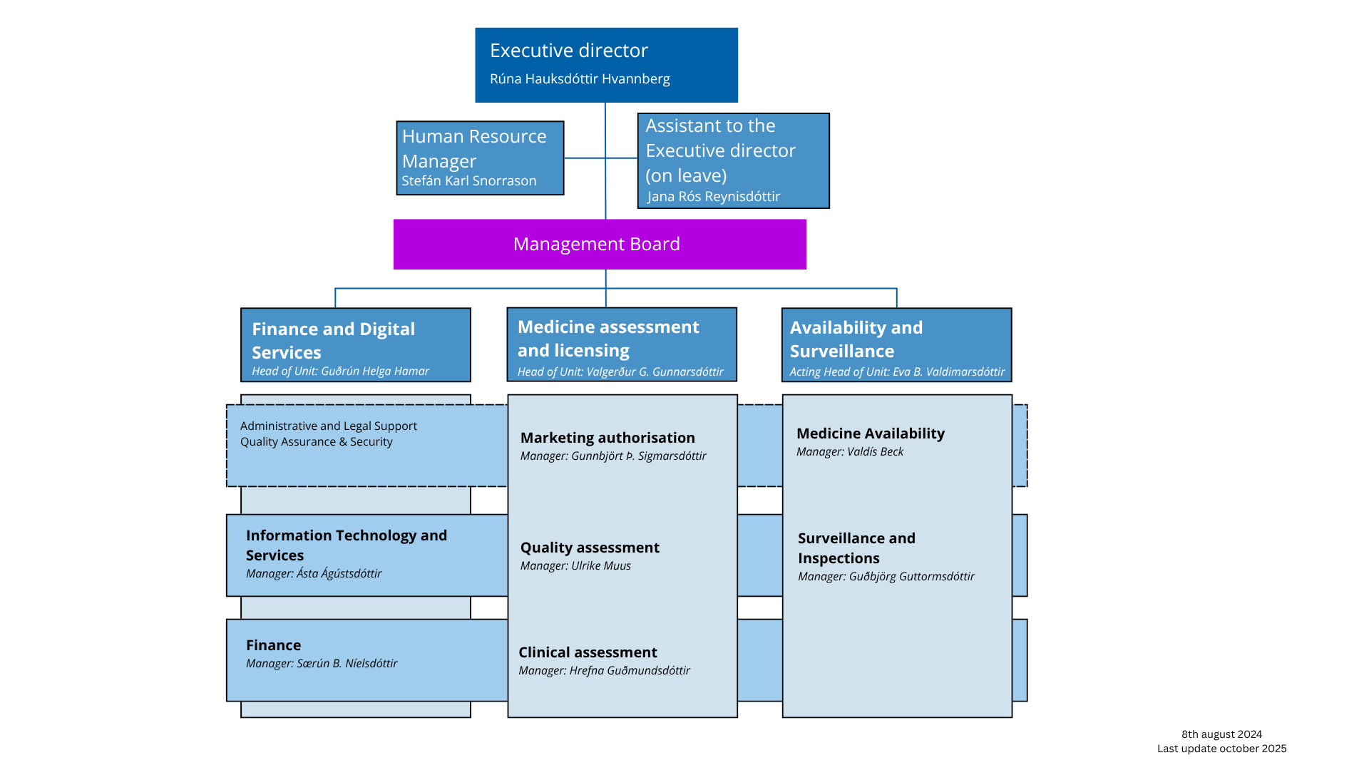 Roles and organization - Icelandic Medicines Agency